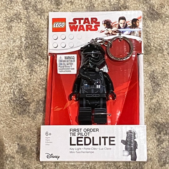 Lego | Toys | Lego Star Wars Ledlite First Order Tie Pilot Keychain ...